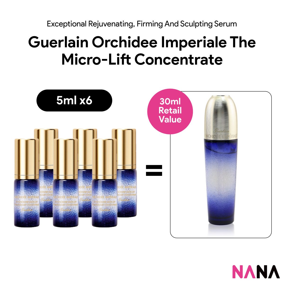 Guerlain Orchidee Imperiale The Micro-lift Concentrate Sample Pack (5 ...