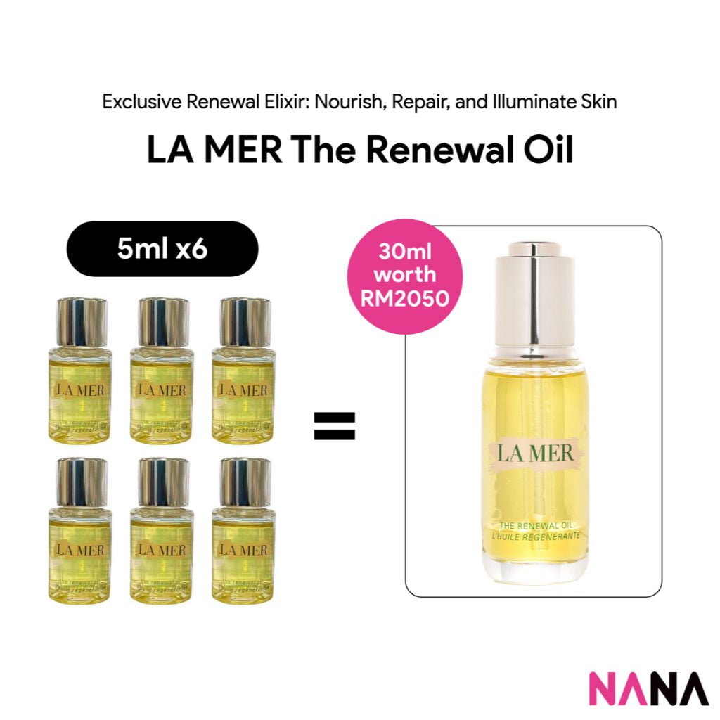 LAMER/LA MER The Renewal Oil Sample Pack (5ml x 6/4/2) – NANA MALL