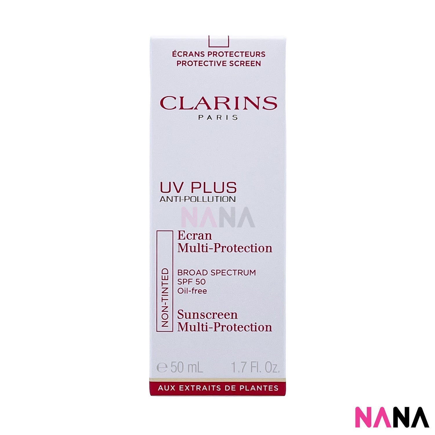 Clarins UV Plus Anti-Pollution Sunscreen SPF 50 Non Tinted – NANA MALL