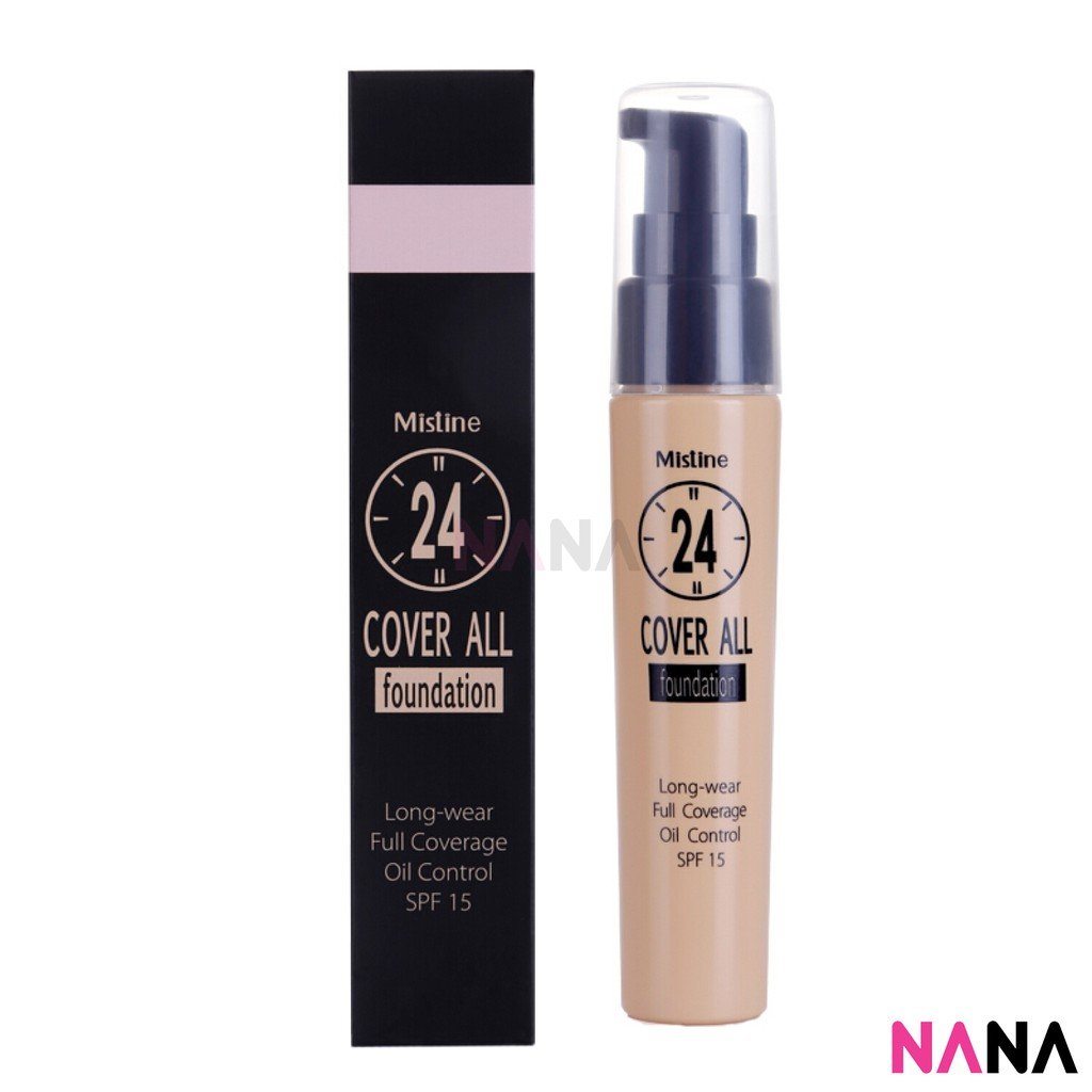 Mistine 24 Hours Without Makeup Liquid Foundation F2 25ml – NANA MALL