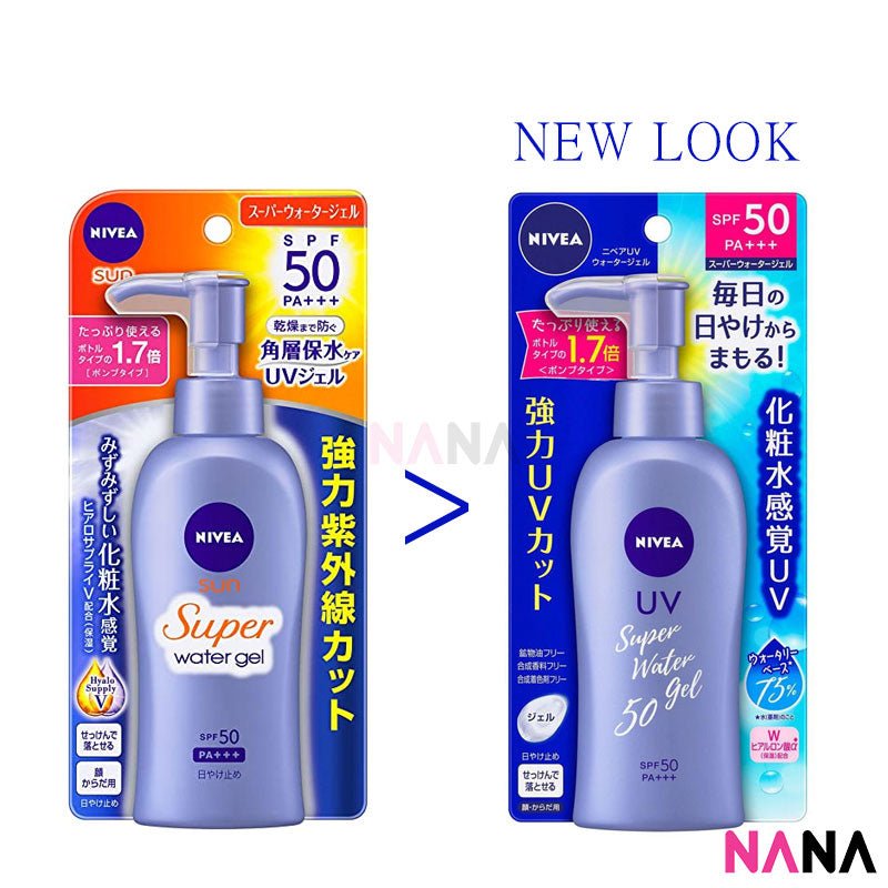Nivea Super Water Gel Sunscreen SPF50 PA+++ 140g – NANA MALL
